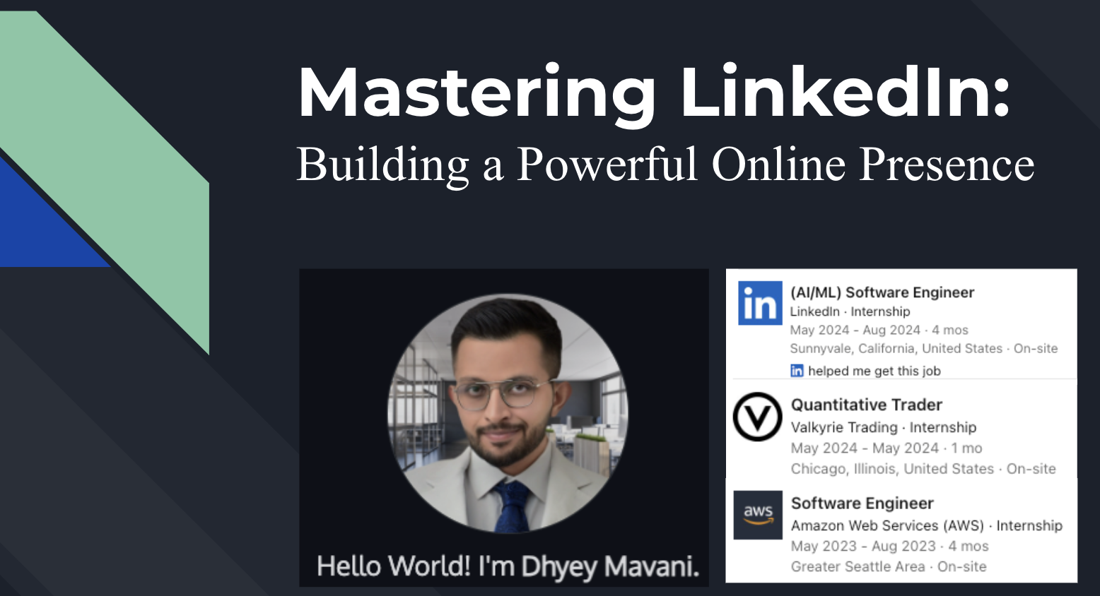 Mastering LinkedIn | Personal Website