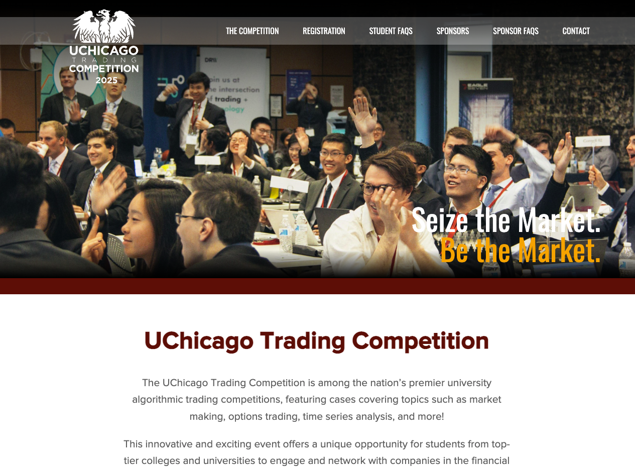 UChicago Trading Competition 2025 - Team Selection & Coaching ...
